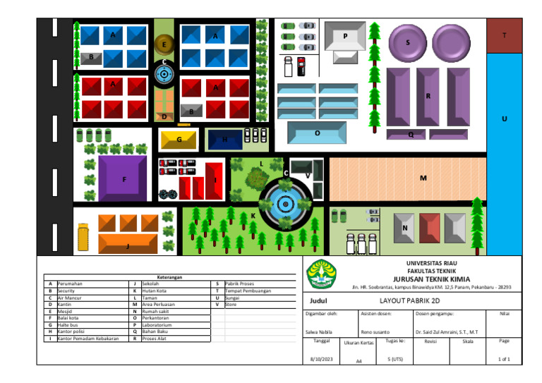 LAYOUT PABRIK (1) | PDF