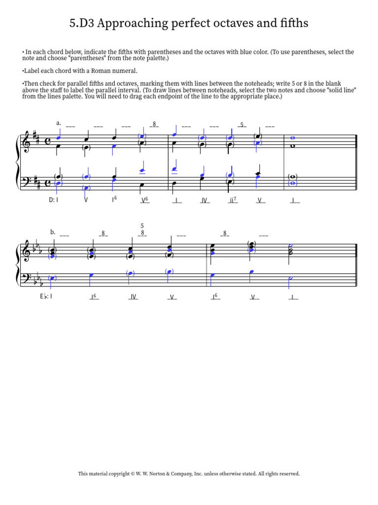 Approaching Perfect Octaves and Fifths | PDF