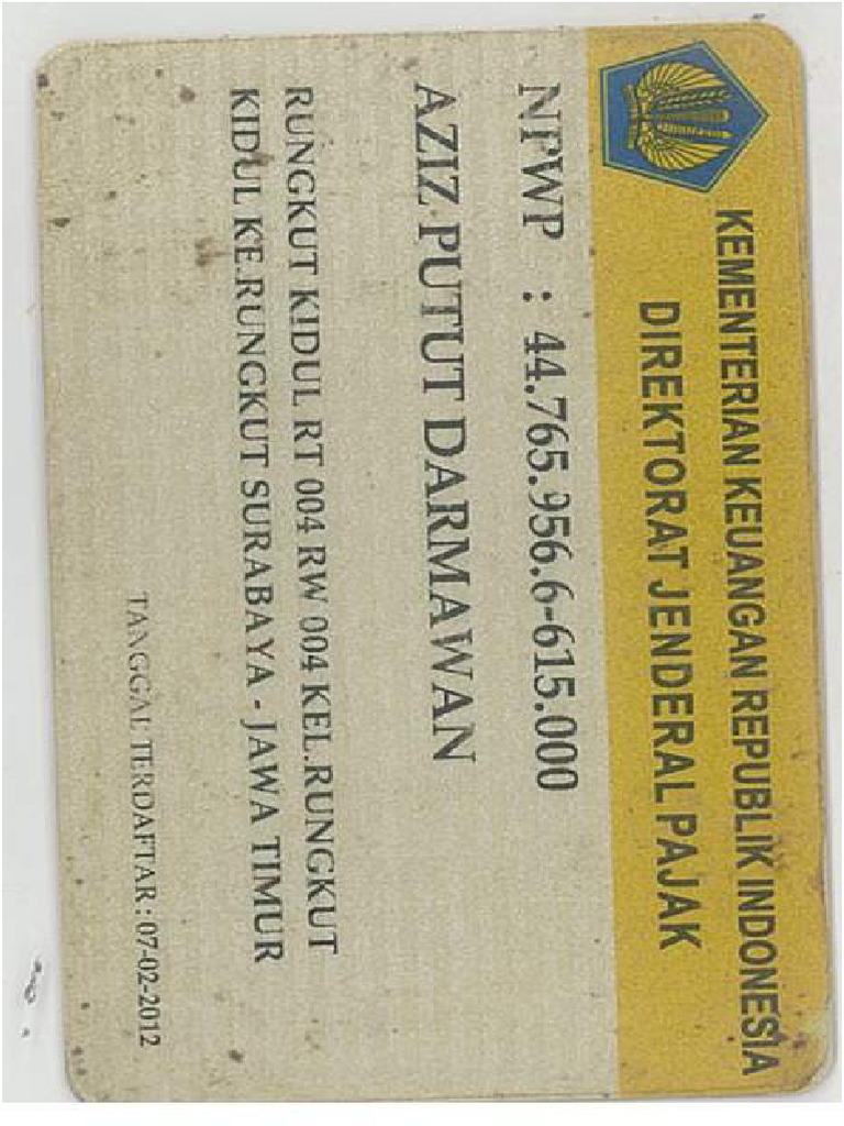 NPWP Compressed | PDF