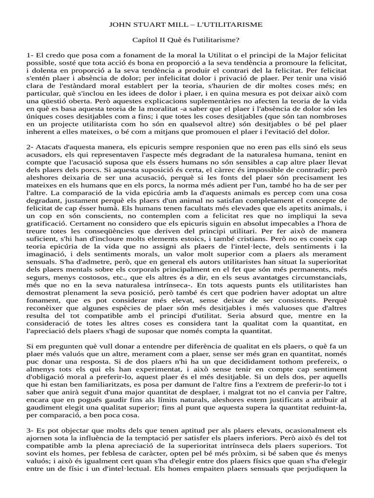 Selecció Textos Mill | PDF