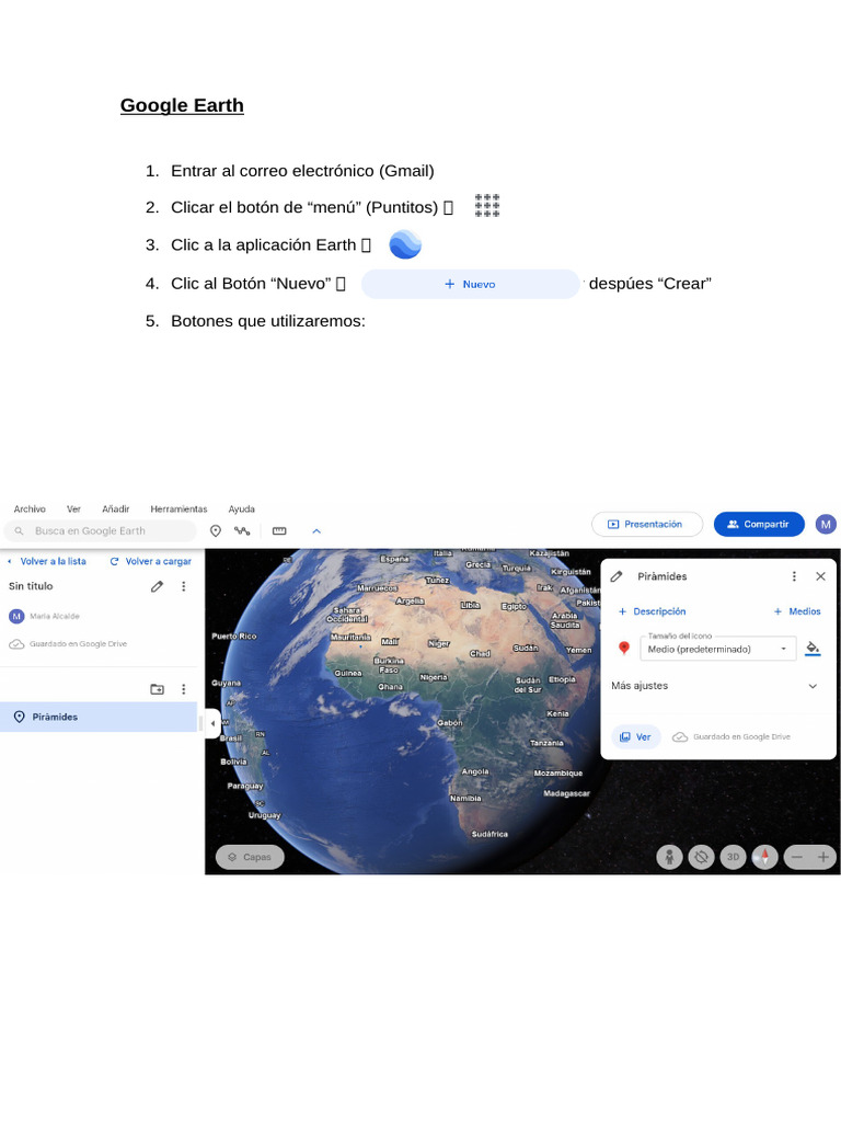 Cómo usar Google Earth desde Gmail | PDF