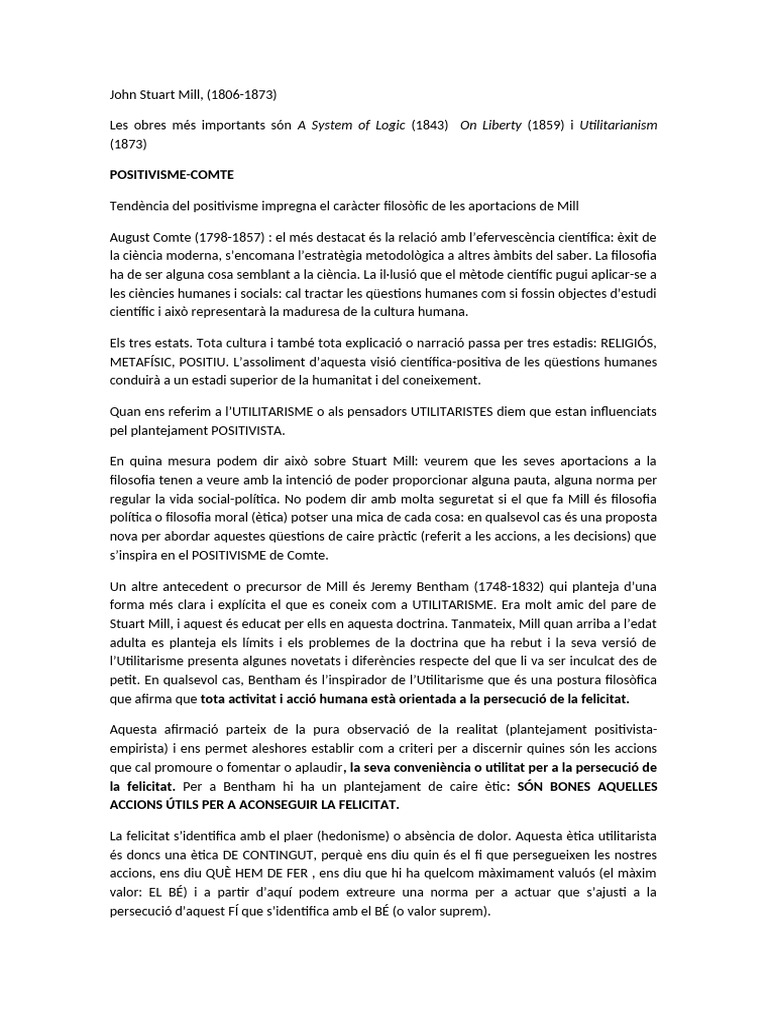 John Stuart Mill | PDF