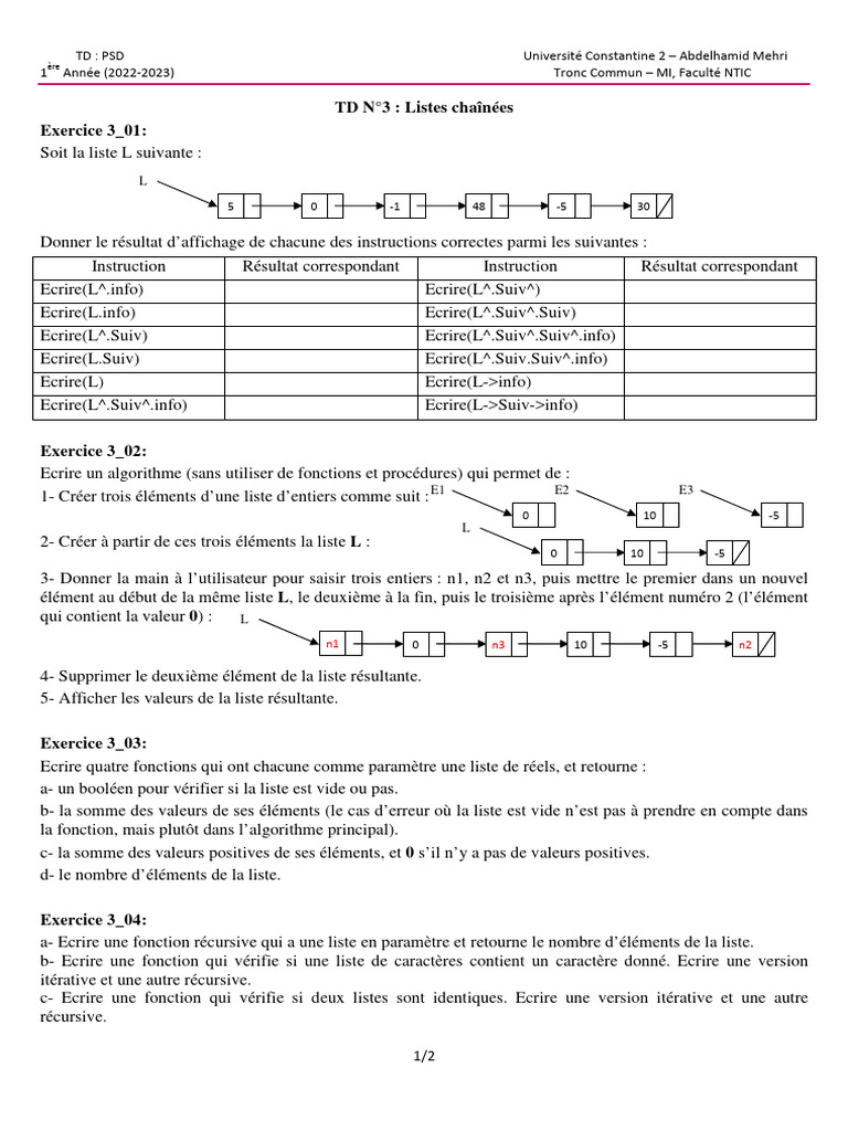 TD3 PSD 2023 Cne2 | PDF