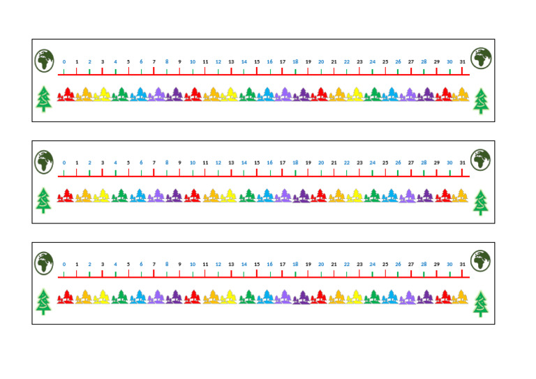 Axa Numerelor 0 - 31 | PDF