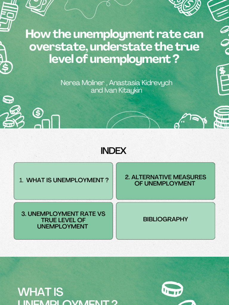 How The Unemployment Rate Can Overstate, Understate The True Level of Unemployment | PDF