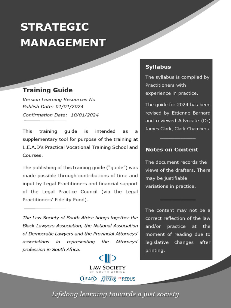 MODULE 8 Strategic Management 2024 V1 | PDF | Strategic Planning ...