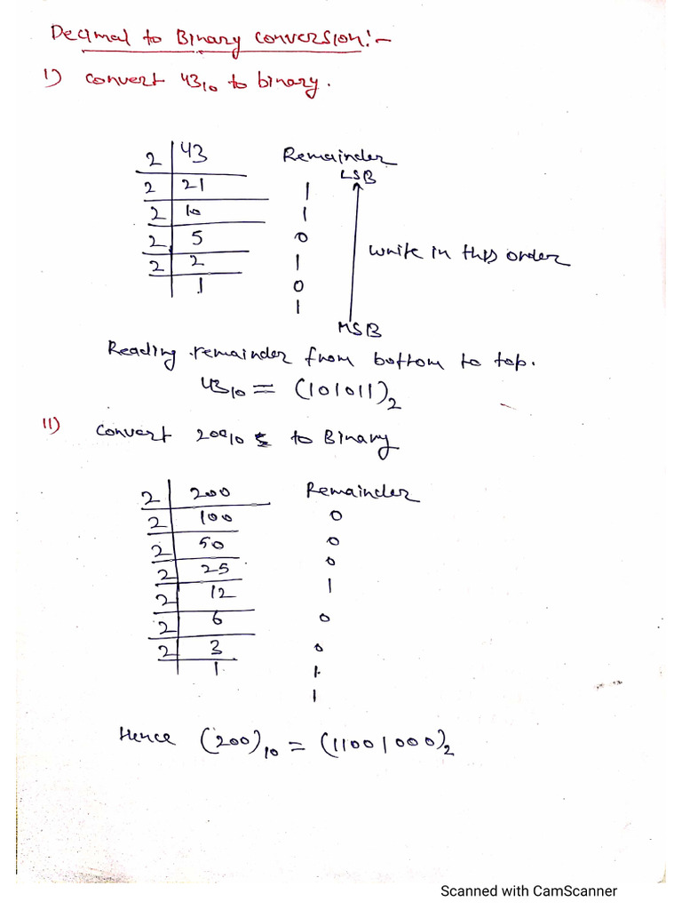 Number conversion | PDF