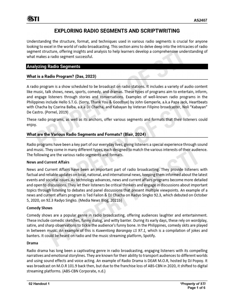 02_Handout_1(4) | PDF