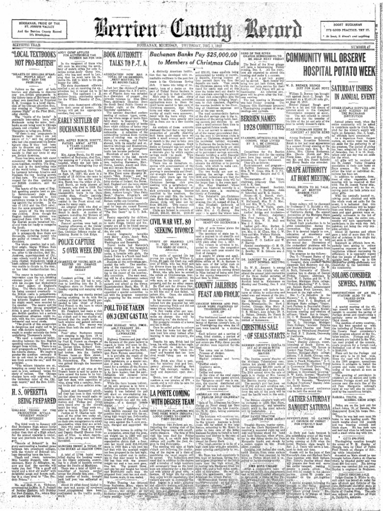 BCR - 1927-12-01 (From 275 To 200) | PDF