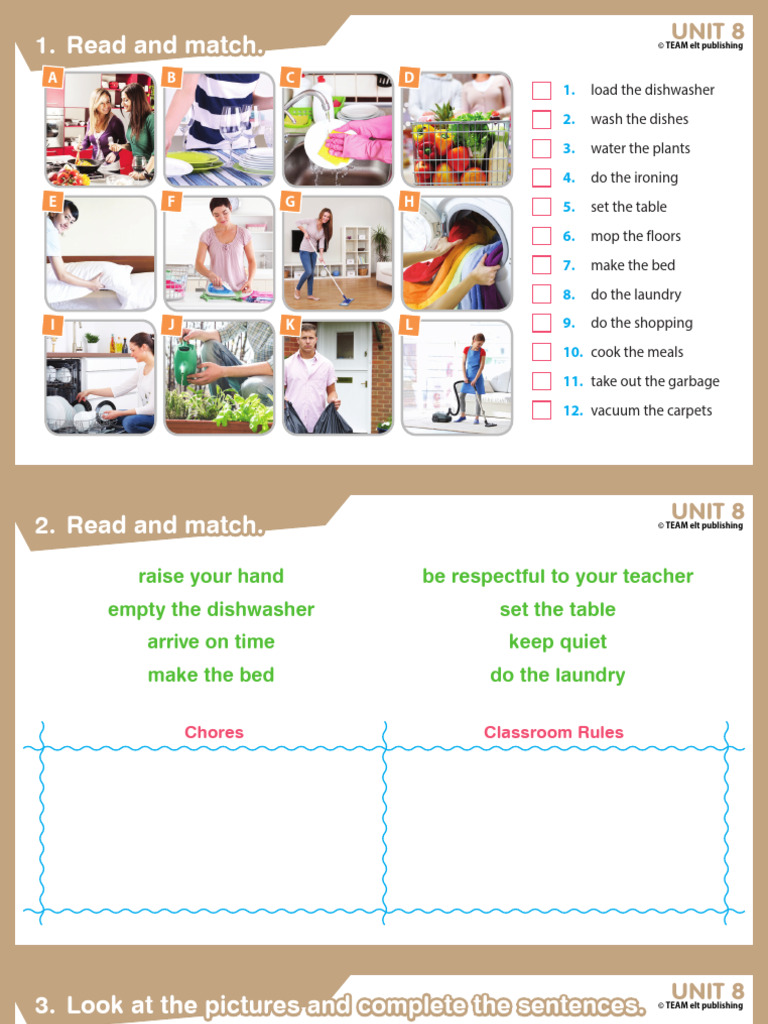 8 Worksheets Unit8 | PDF