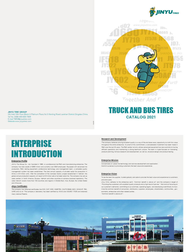 Jinyu TBR Catalogue-2021 | PDF