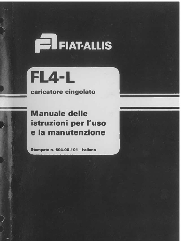 FL4-L Instructions Et Utilisation en Italien | PDF