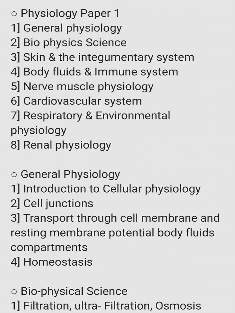 Physiology Imp - Qus Paper 1 - 240903 - 184414 | PDF