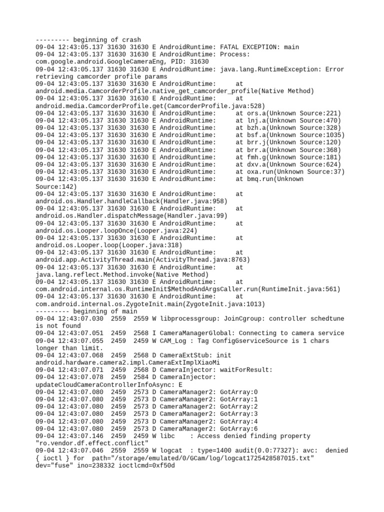 Log Cat 1725428587015 | PDF