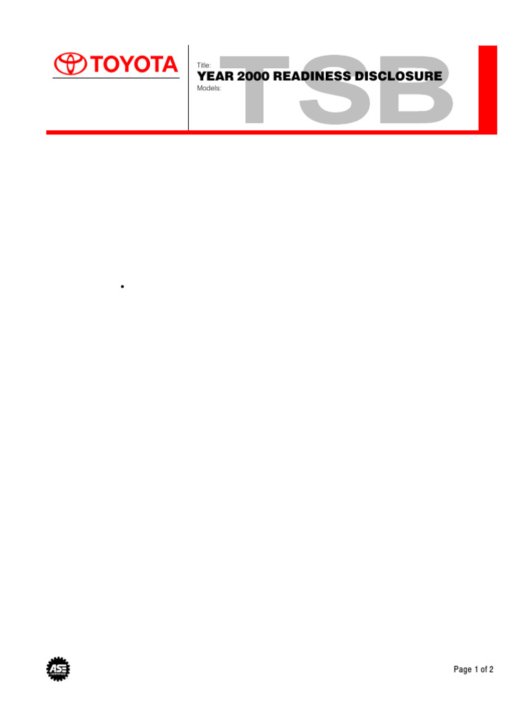 pg032t99 Y2K Readiness | PDF