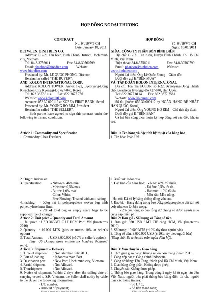 H P Đ NG Ngo I Thương | PDF