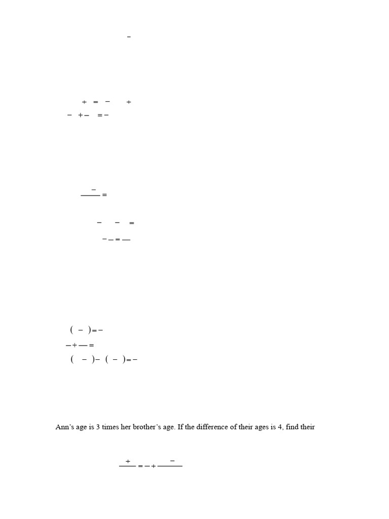Good Hope School - 16 21 1A Ch. 4 Linear Equations in One Unknown CQ ...