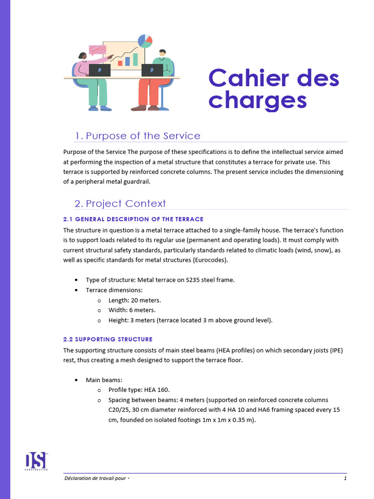 Structural Verification Specifications - Metal Terrace Project-eng | PDF