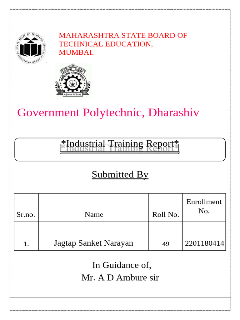 Atharav's Report | PDF