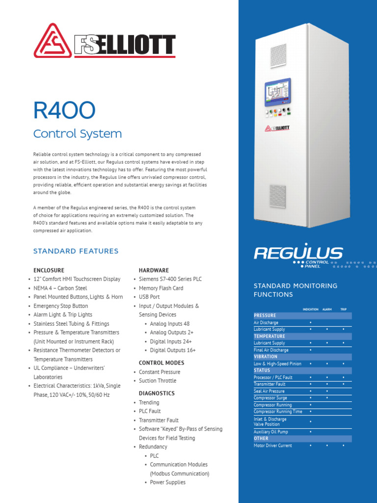 Control de Compressor Elliot | PDF