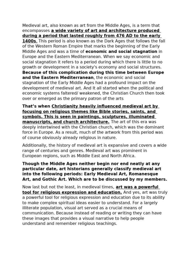 Medieval Art | PDF