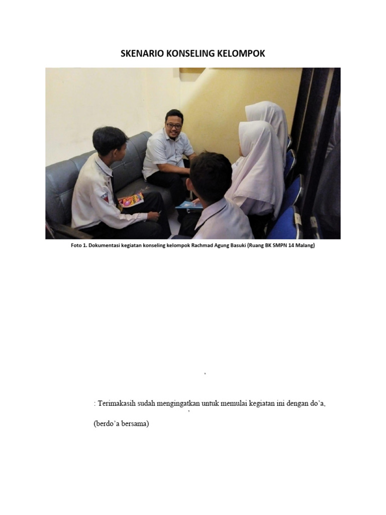 Skenario Konseling Kelompok | PDF