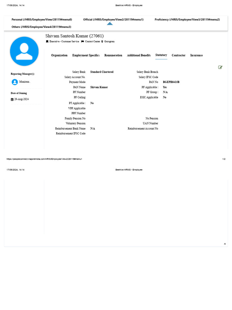 Beehive HRMS - Employee | PDF