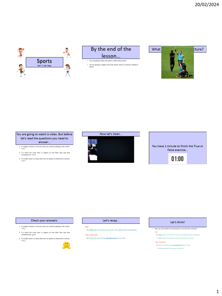Year 7 PPT LC | PDF