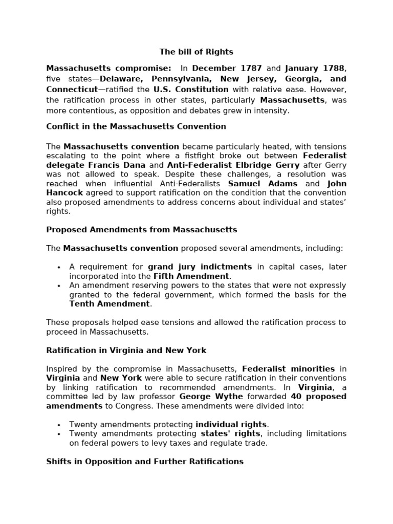 bill of rights | PDF