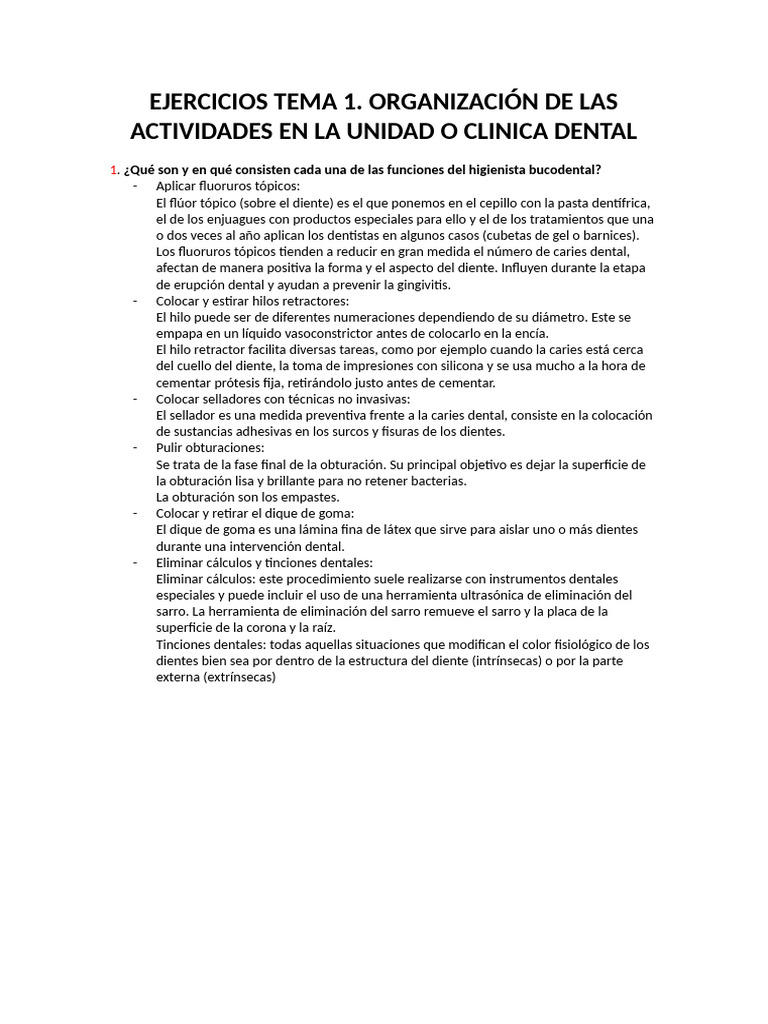 Ejercicios Tema 1 | PDF