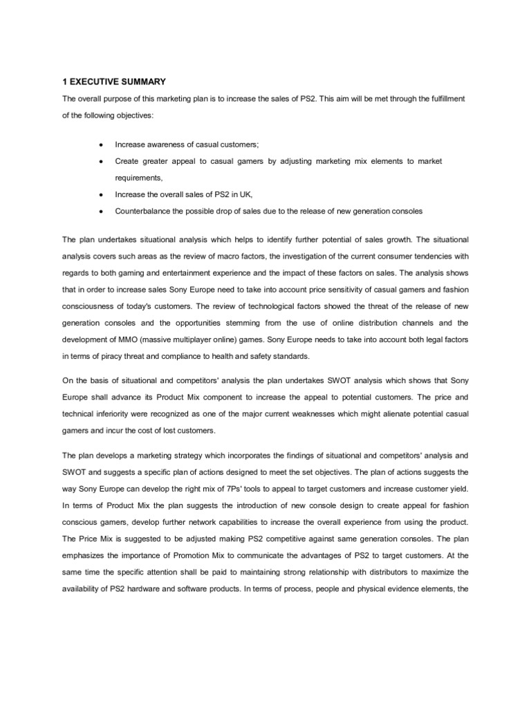 1 Executive Summary | Download Free PDF | Video Game Consoles | Xbox (Console)