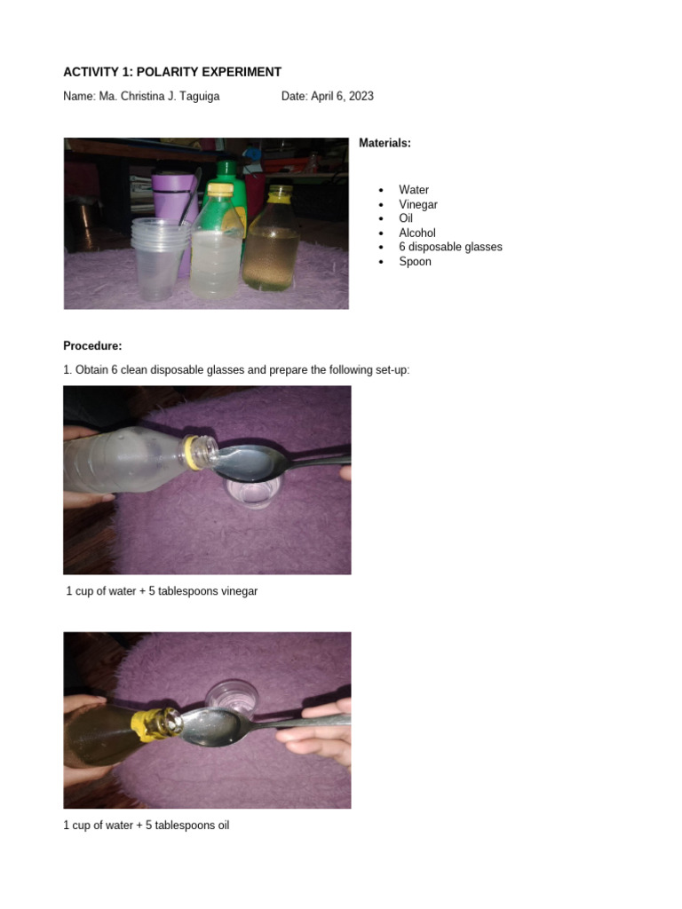 Activity 1 (PHYSCI) | PDF