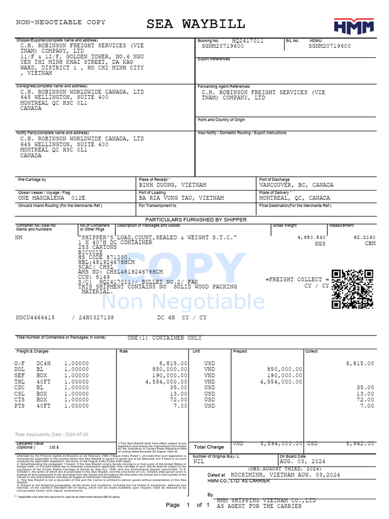 Hdmusgnm20719600 SWB | PDF