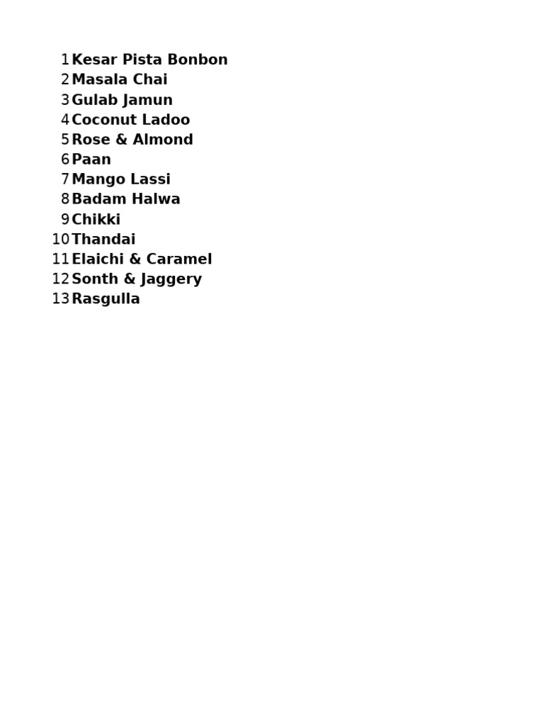 Chocolate Bonbon | PDF