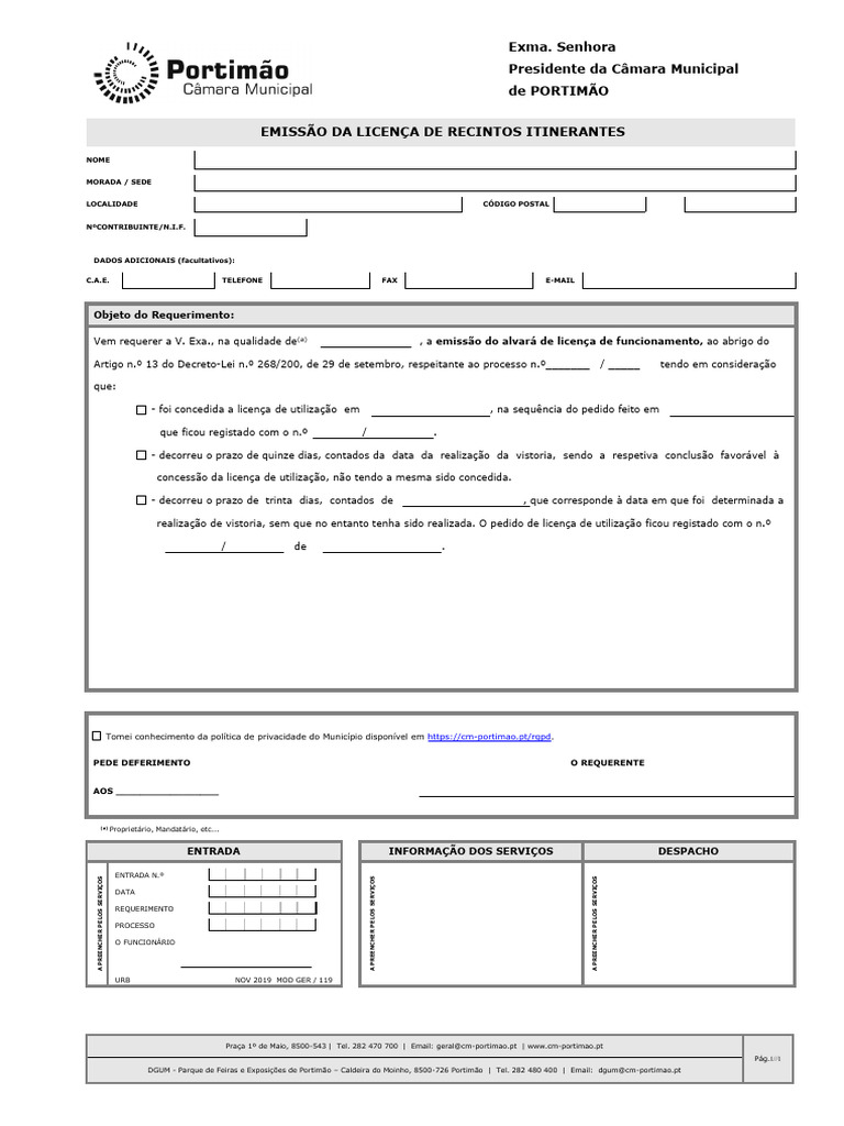 Form OBP NET 119. 1 | PDF