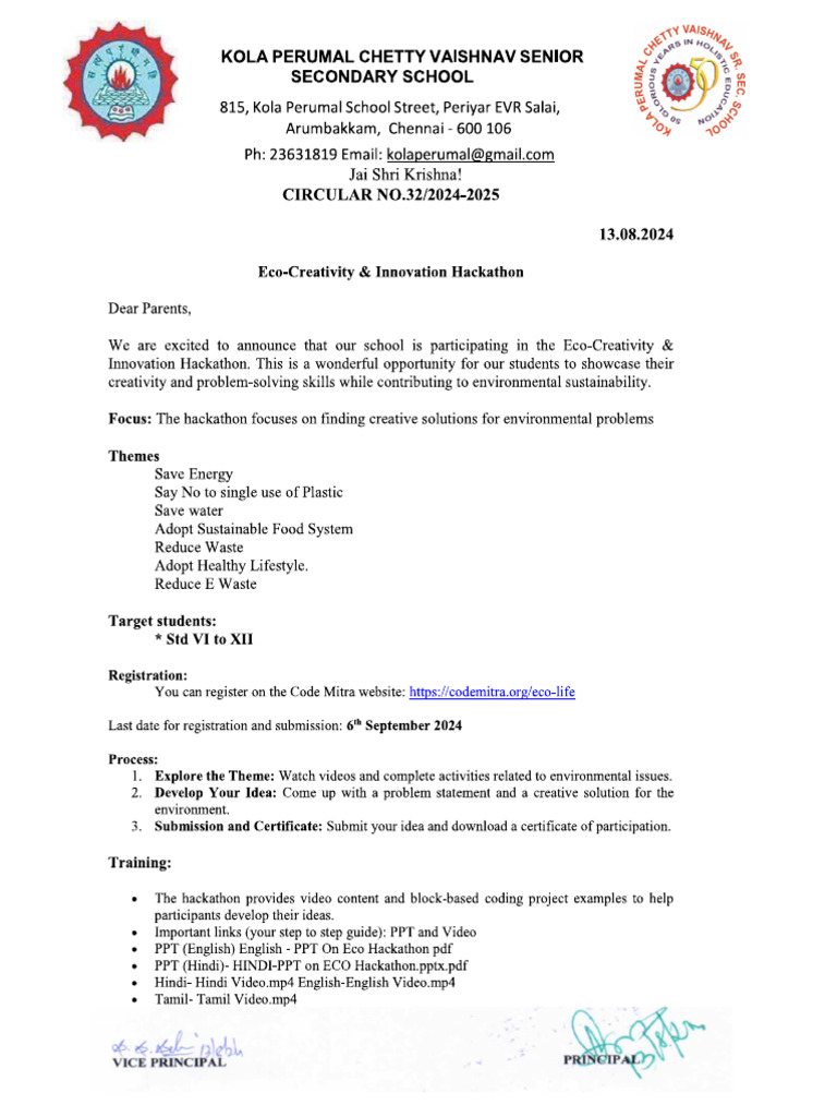 Eco-Creativity & Innovation Hackathon | PDF