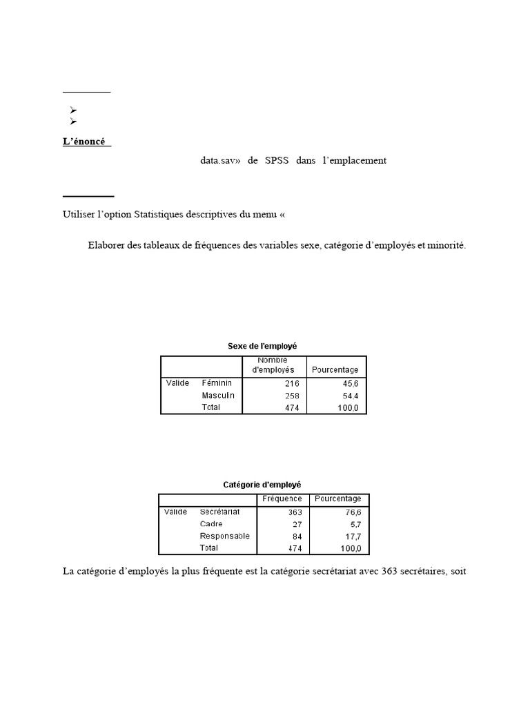 TP Tableaux Et Graphiques | PDF