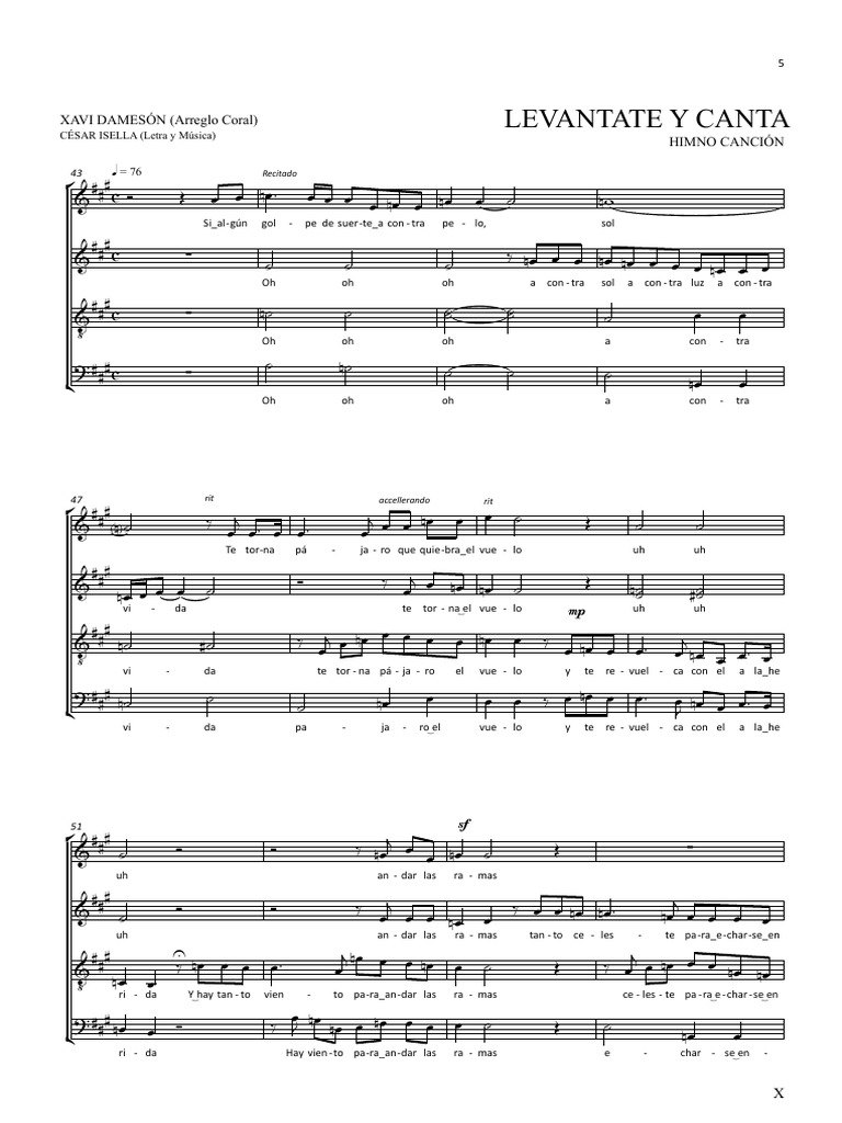 Levantate y Canta | PDF