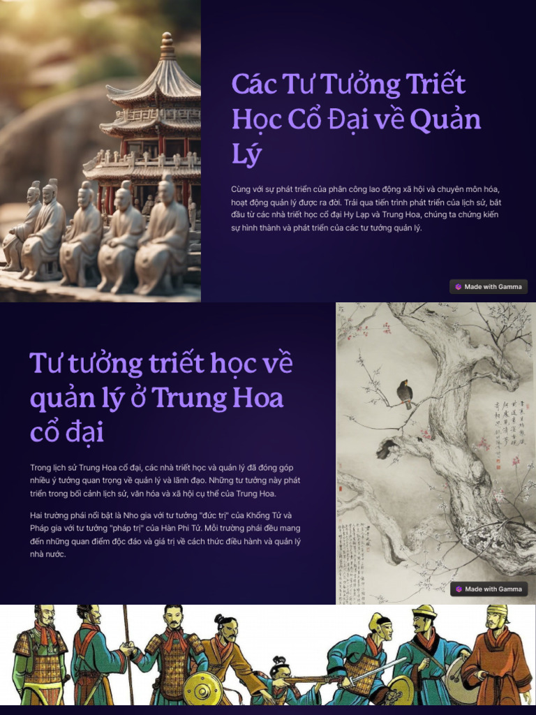 Cac Tu Tuong Triet Hoc Co DJai Ve Quan Ly | PDF