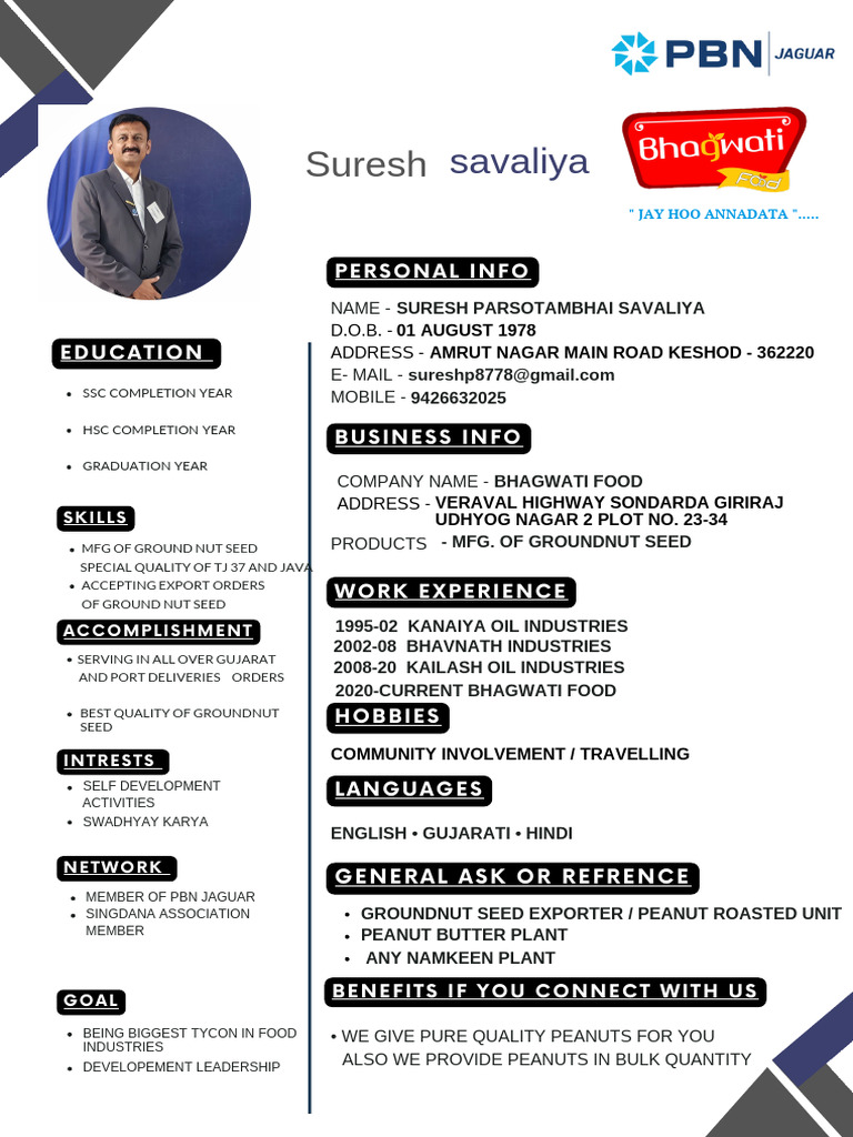 Suresh Savaliya Saing Sheet | PDF