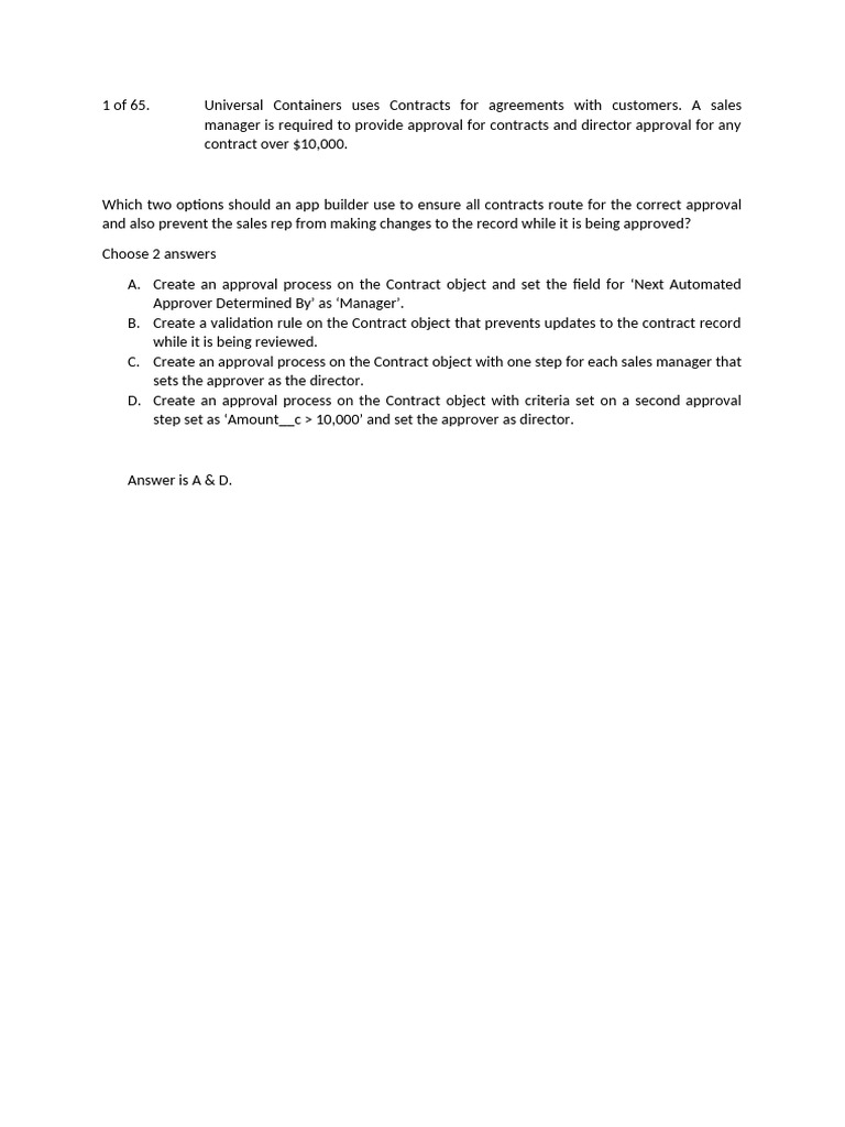 Salesforce App Builder Set 2 - SP22 | PDF