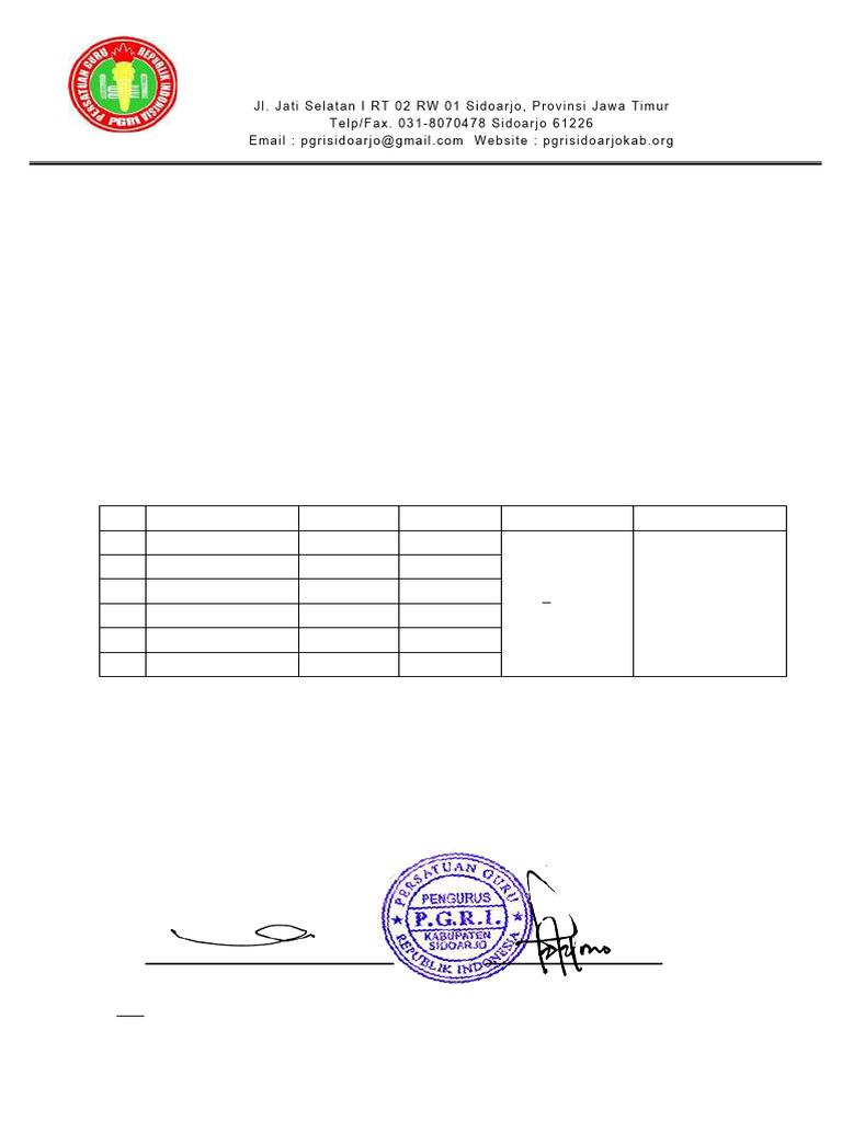 79-Undangan Bina Kader | PDF