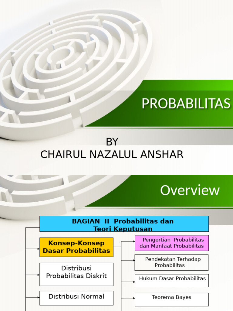 Materi 1 Konsep Probabilitas | PDF