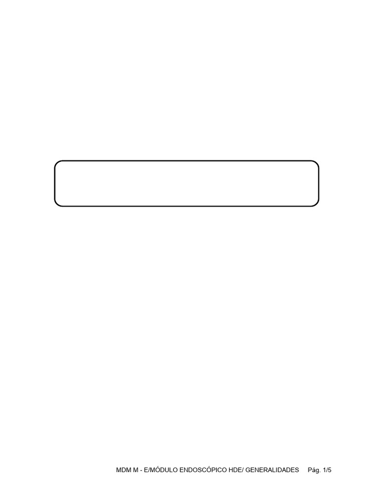 Anios Modulo Endoscopico Mu Es | PDF