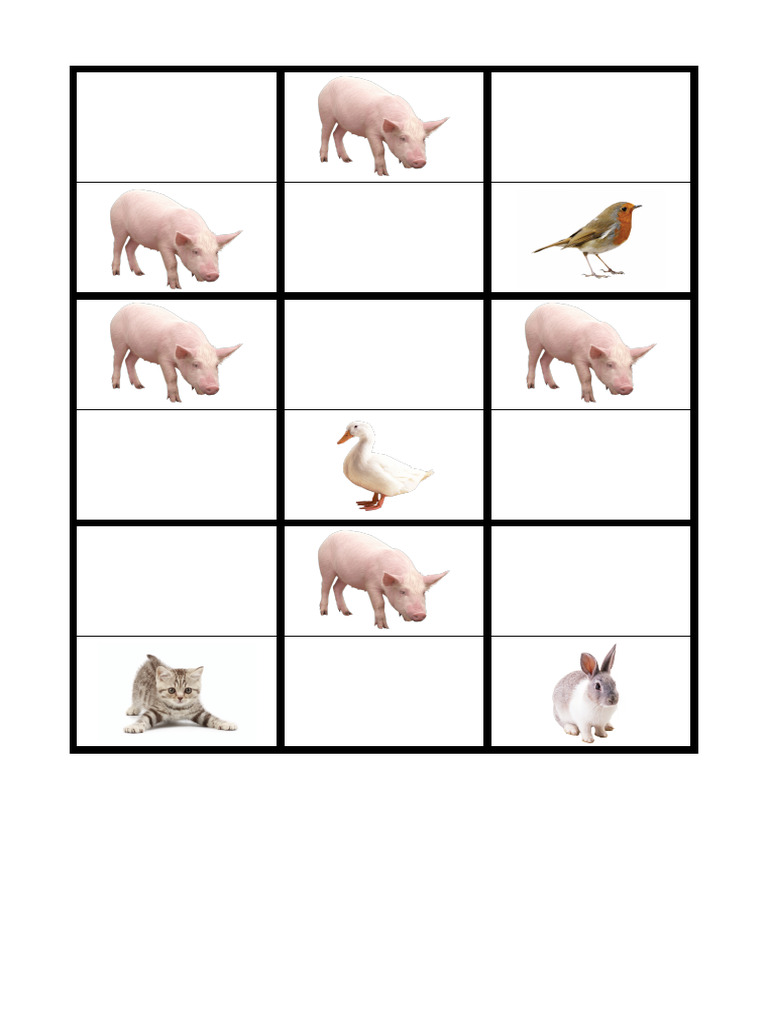 PilarInTheBox - Domino - Pets and Farm Animals | PDF