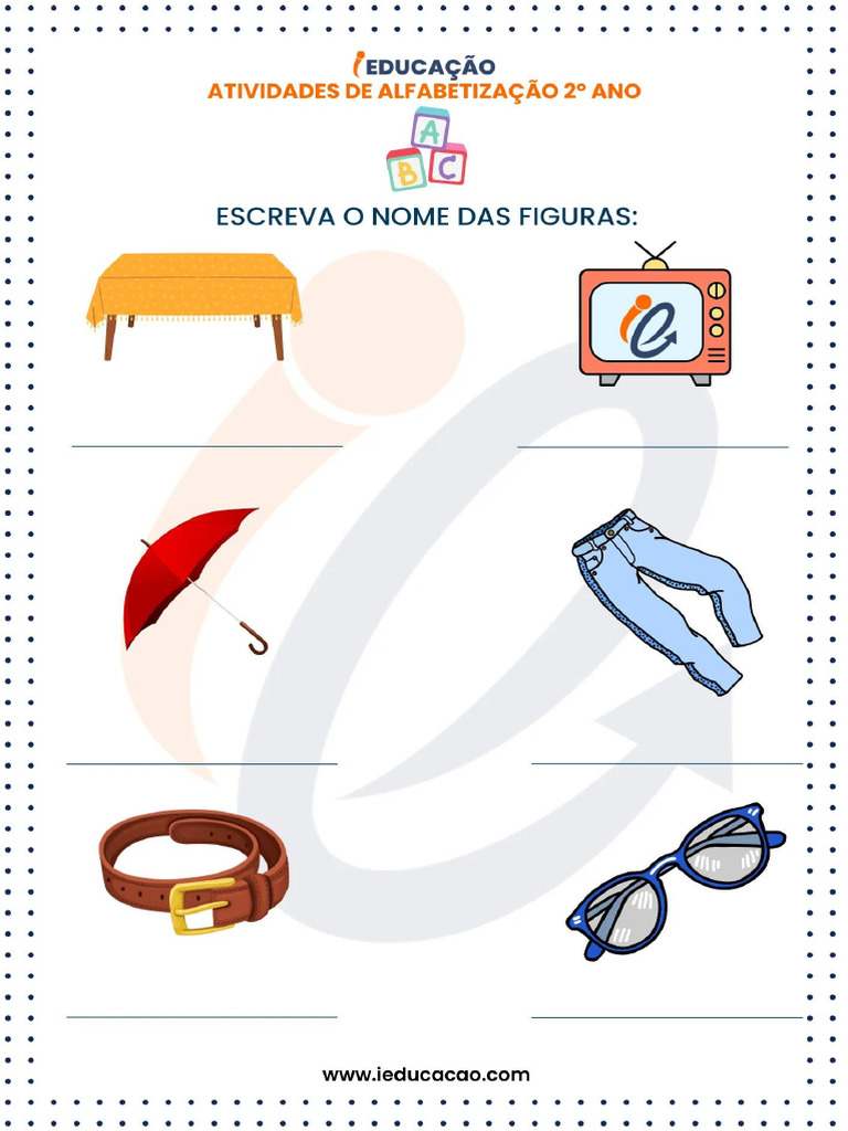 Escreva o Nome Das Figuras | PDF