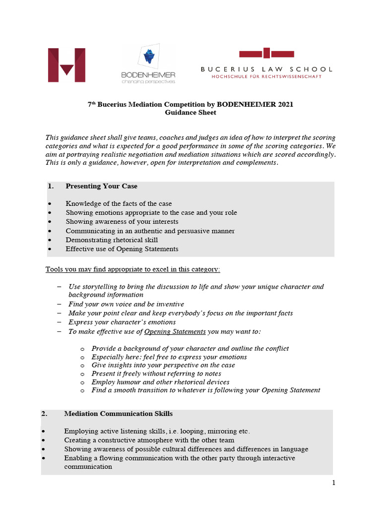 Guidance Sheet | PDF