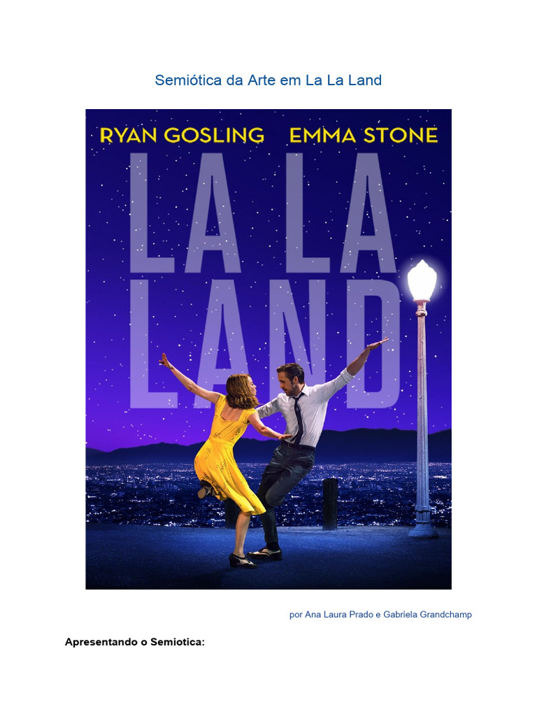 Semiótica de La La Land | PDF