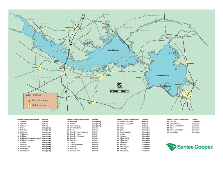 Santee Cooper Map | PDF