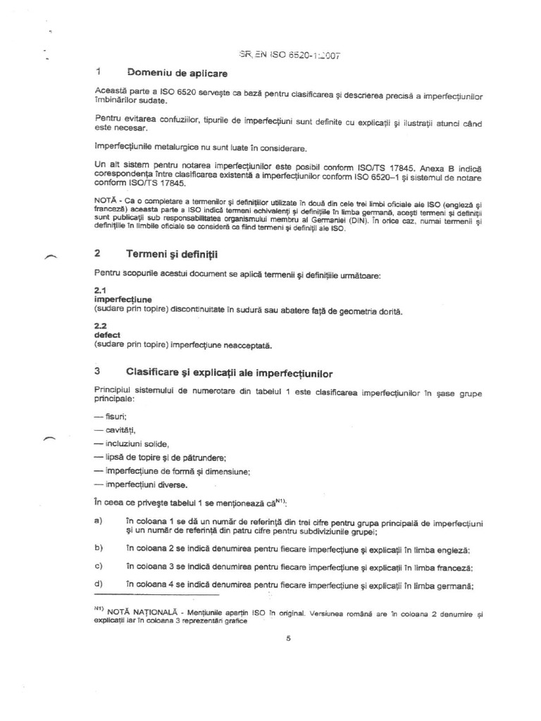 SR en Iso 6520-1 - Extr - C | PDF